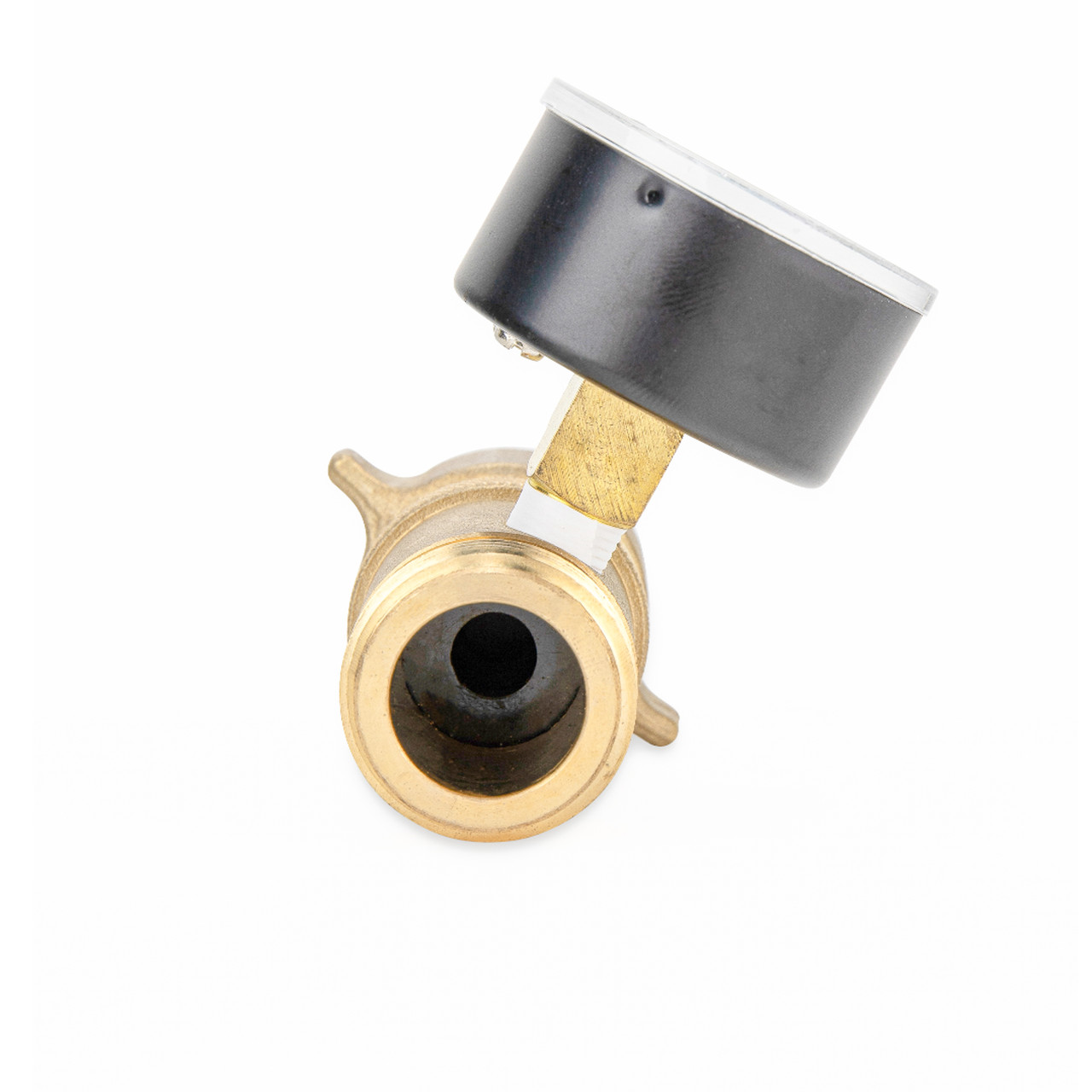Camco Brass Marine/RV Water Pressure Regulator with Gauge–Protects RV ...