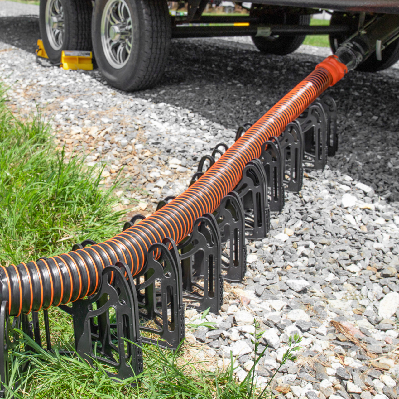 Camco Sidewinder RV Sewer Hose Support — 15' — Flexible Telescoping ...