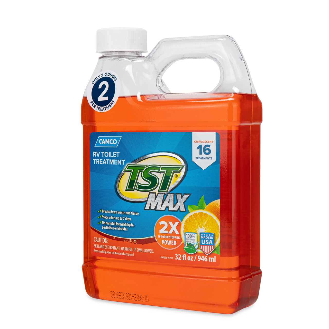 Camco TST MAX Marine/RV Toilet Treatment — Control Unwanted Odors ...