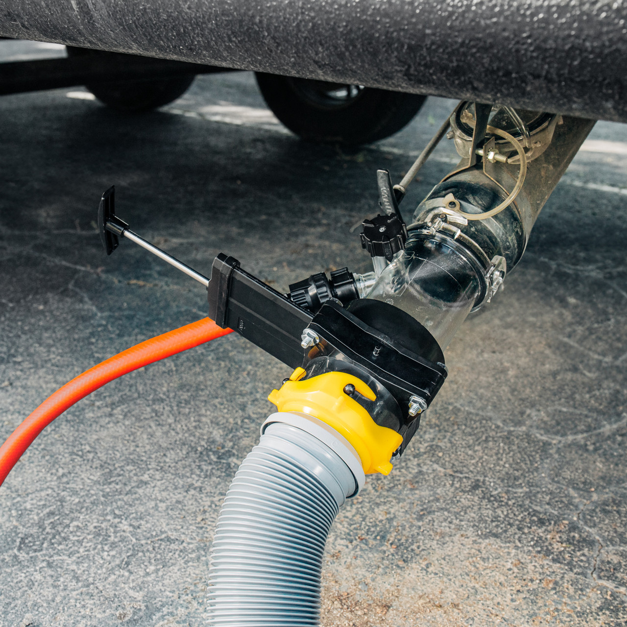 Camco Dual Flush Pro RV Holding Tank Rinser — Reverse Flush Valve with ...