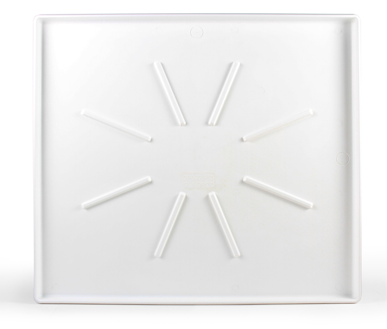 Camco Washing Machine Drain Pan, 30 ½-Inches x 34 ½-Inches OD, Low ...