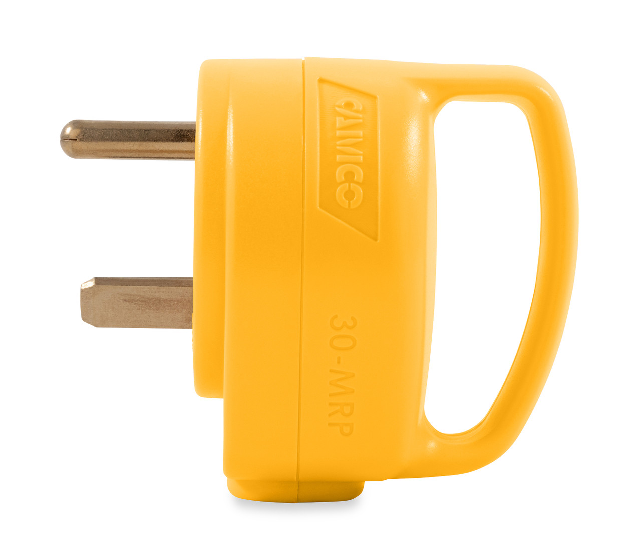 Camco RV Mini Replacement Plug with Power Grip Handle, 30-Amp Male ...