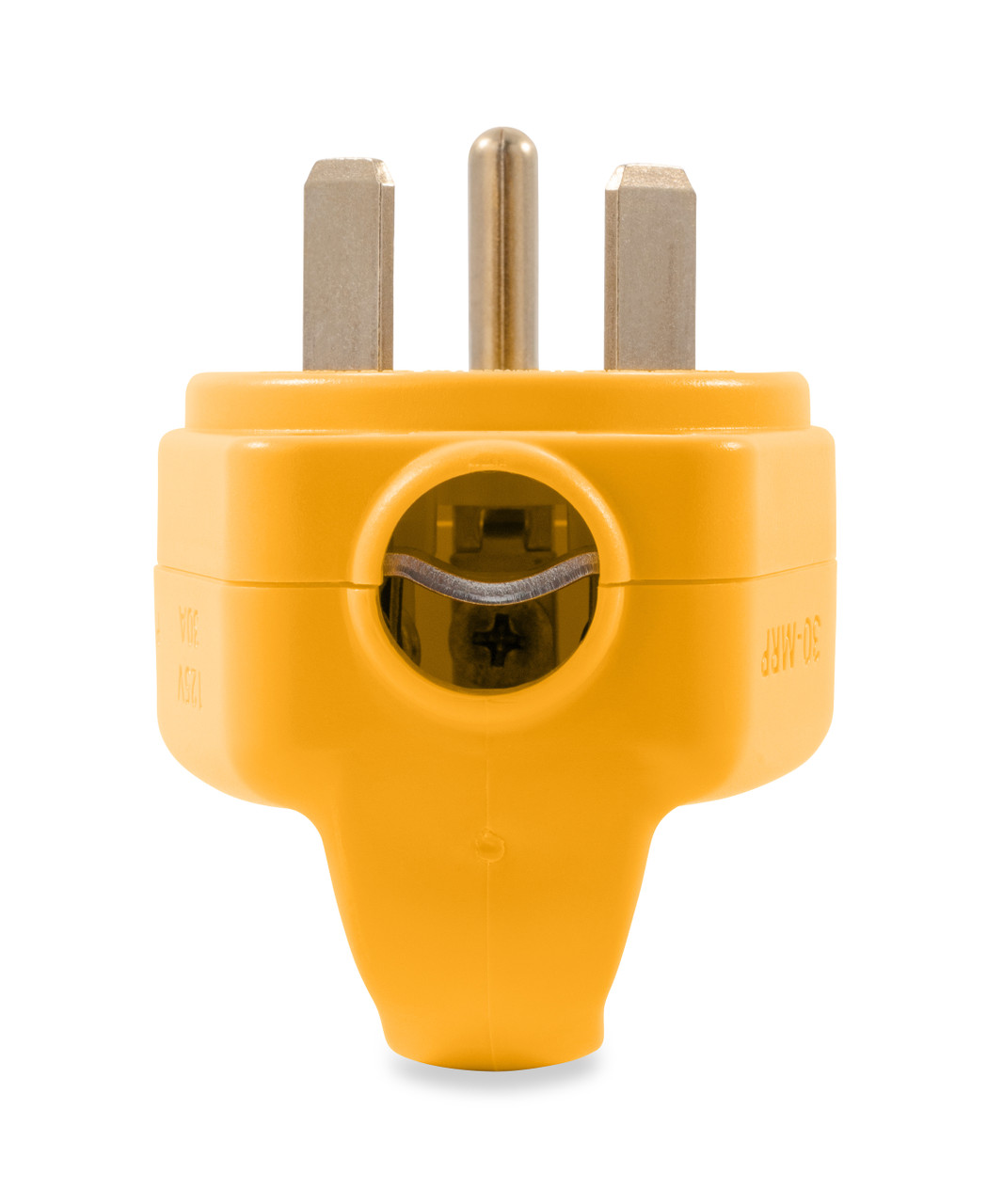 Camco RV Mini Replacement Plug with Power Grip Handle, 30-Amp Male ...