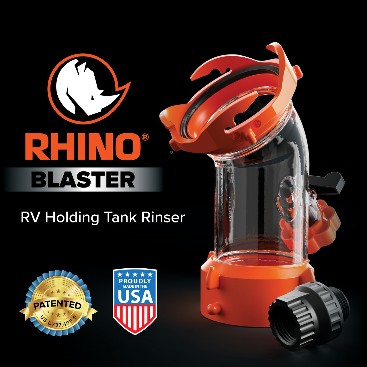 Camco Rhino Blaster — Camper Holding Tank and RV Portable Waste Tank ...