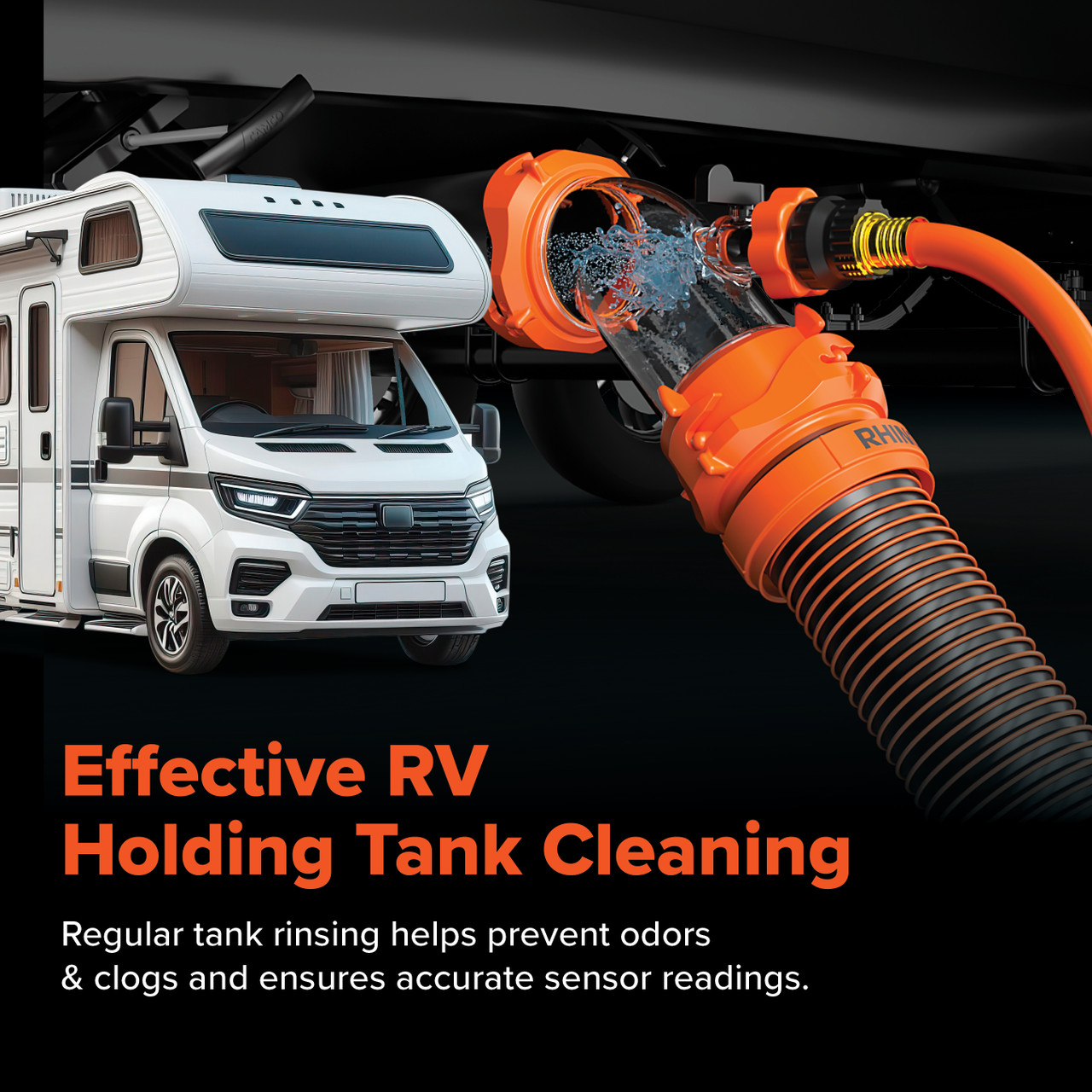 Camco Rhino Blaster — Camper Holding Tank and RV Portable Waste Tank ...