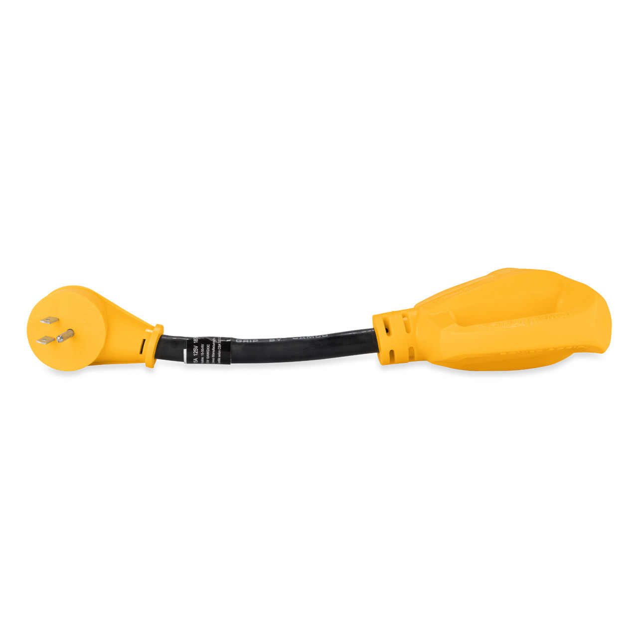 Power Grip 12" Dogbone Adapter, 15AM/50AF, 125V/1875W, cETL 55168 ...