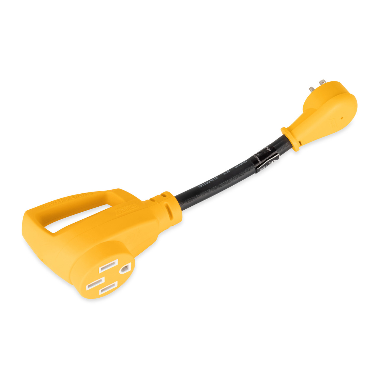 Power Grip 12" Dogbone Adapter, 15AM/50AF, 125V/1875W, cETL 55168 ...