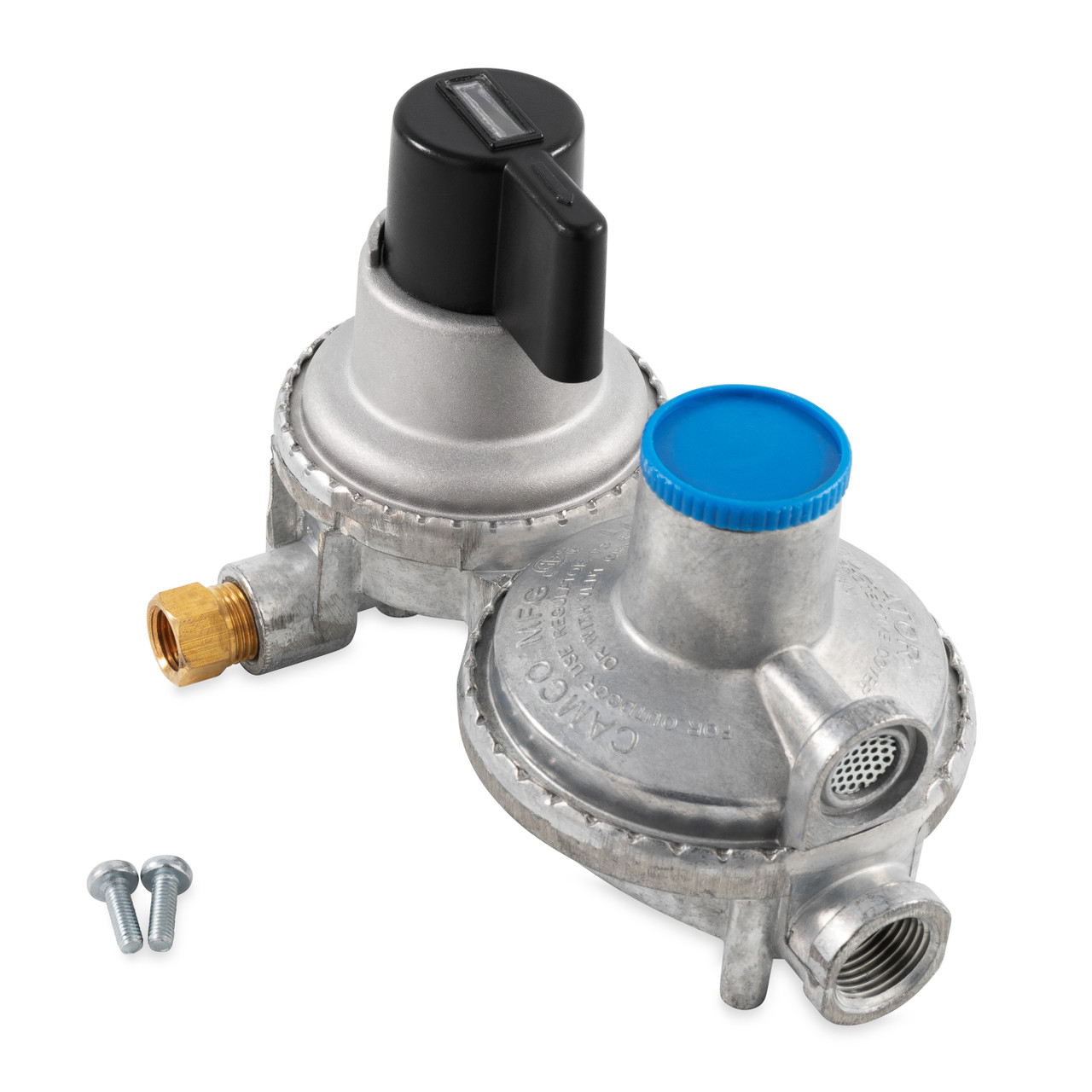 Propane Double-Stage Auto-Changeover Regulator, cCSAus 59005 - Camco Dealer