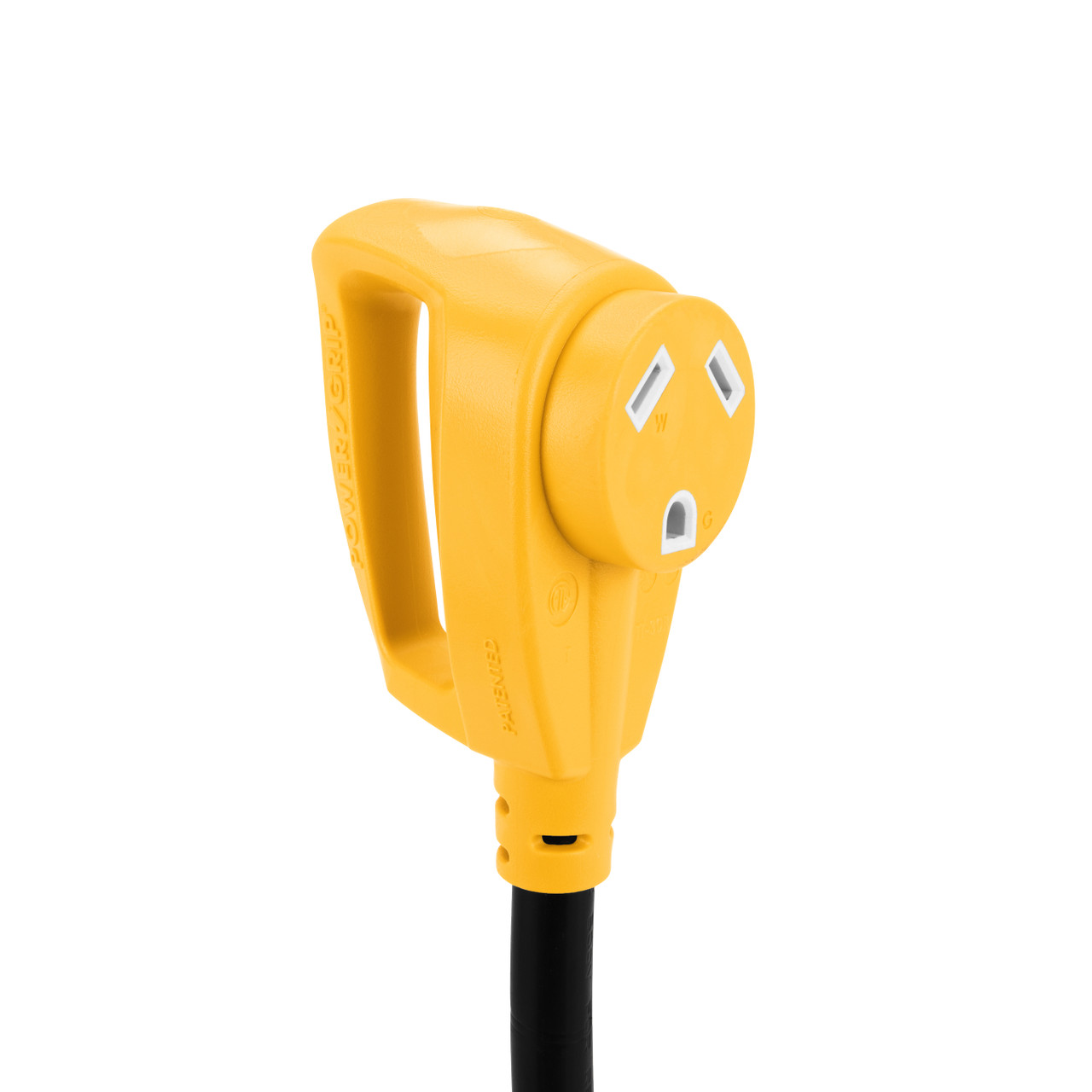 Camco Heavy-Duty Generator Adapter with Power Grip Handle, 30-Amp ...