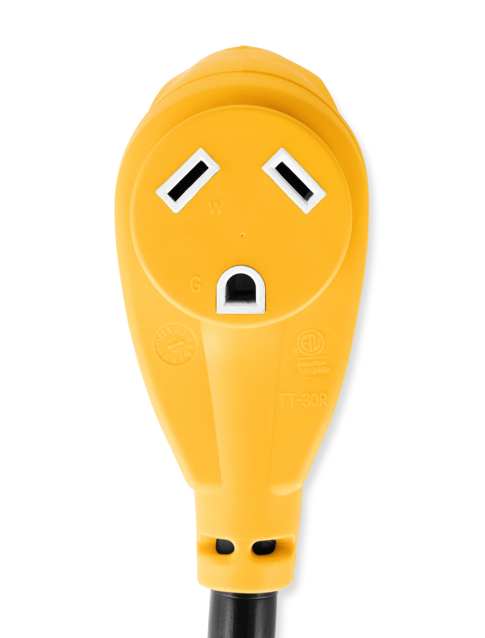 Camco Power Grip 12" Dogbone RV Electrical Adapter – 15AM/30AF ...