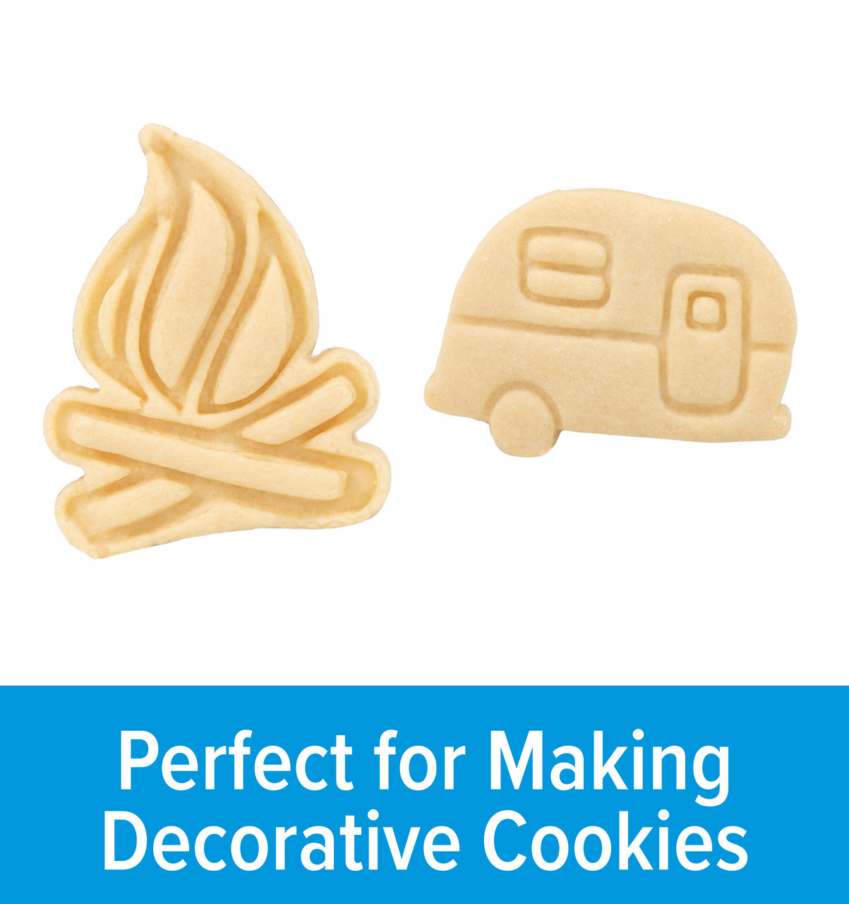 LIBATC - Cookie Cutters, 2 pk (Camper & Campfire) 53369 - Camco Dealer
