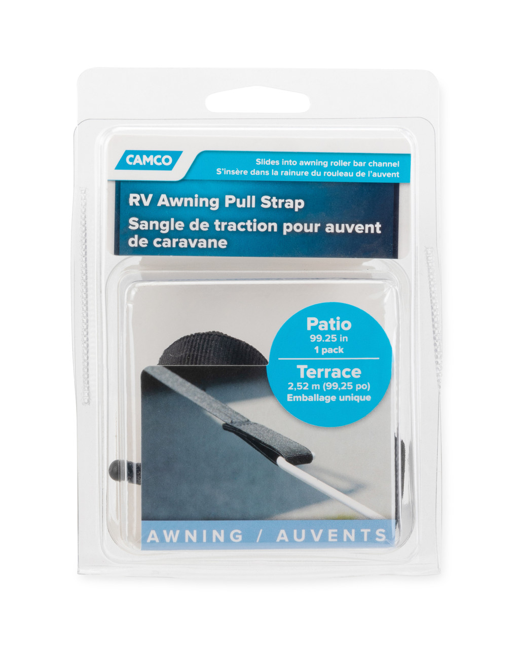 Camco RV Awning Replacement Pull Strap, Black 42505 - Camco Dealer