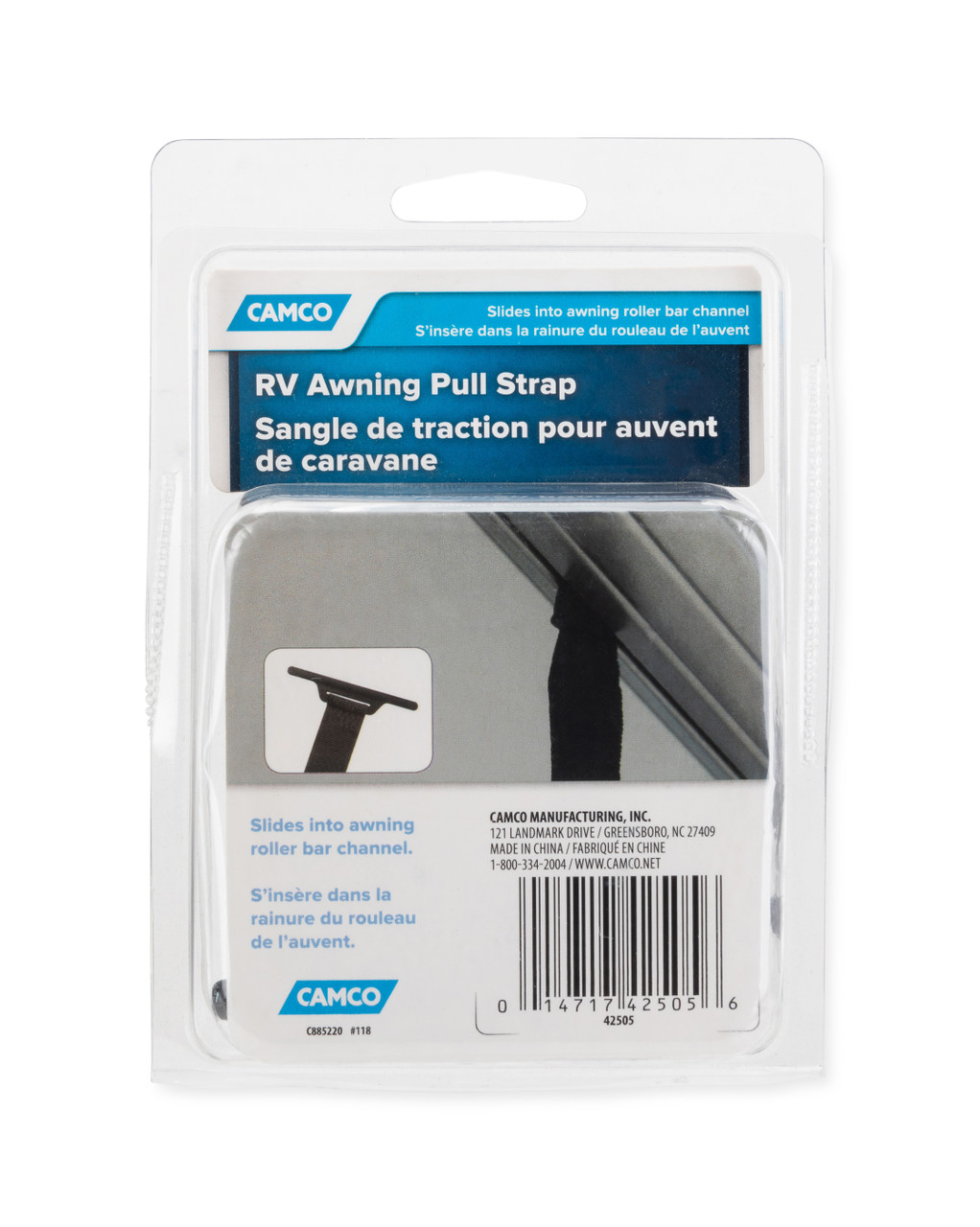 Camco RV Awning Replacement Pull Strap, Black 42505 - Camco Dealer