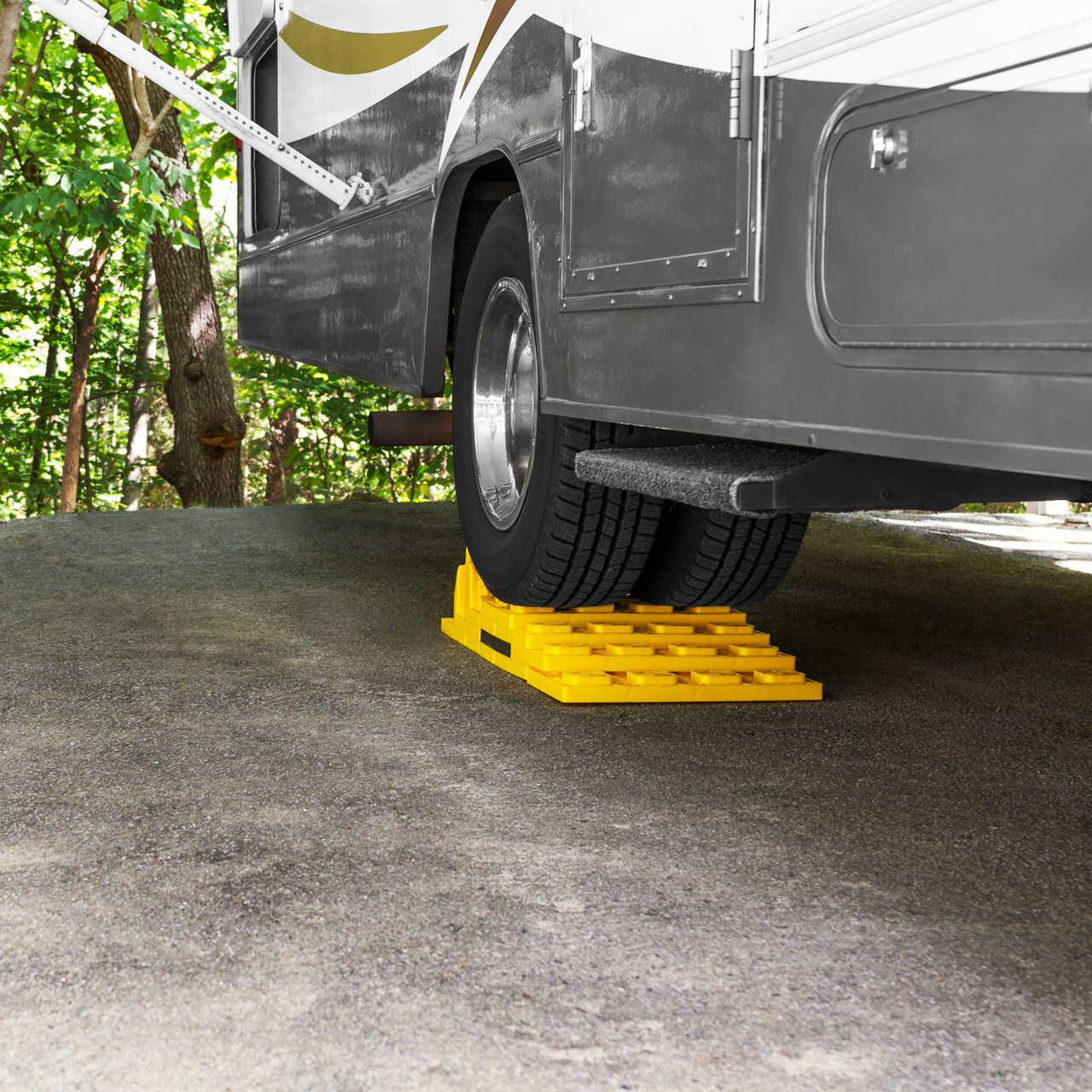 Camco FasTen RV Leveling Blocks — Heavy-Duty RV Leveling System Keeps ...