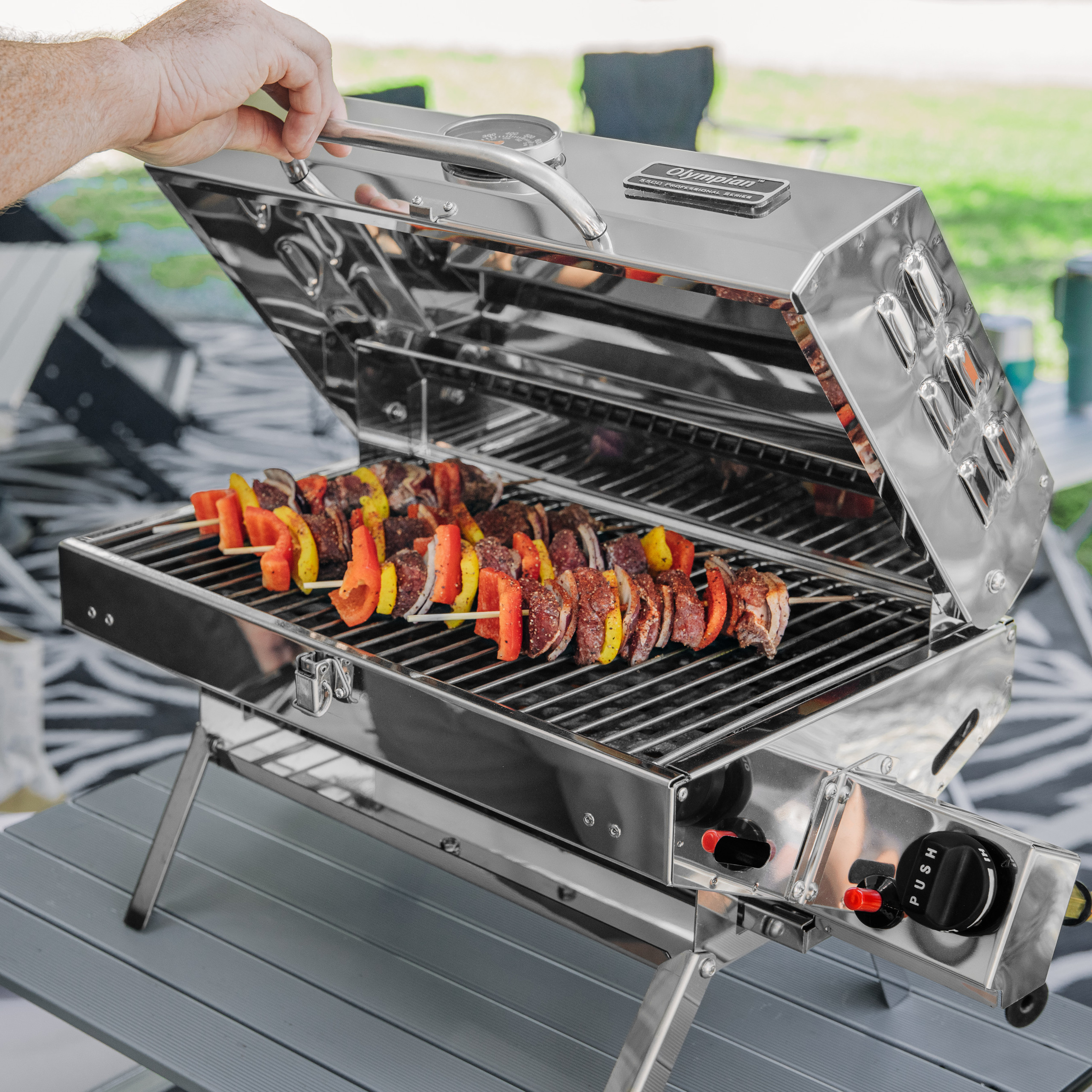 Olympian 5500 SS RV Grill 57305 - Camco Dealer