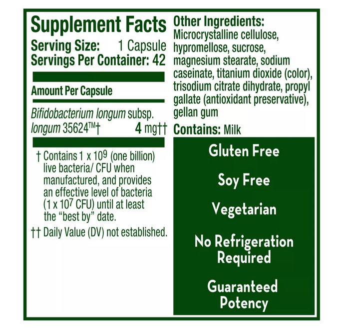 Align Probiotic Supplement Digestive Capsules