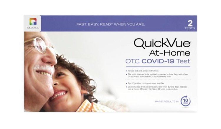 QuickVue At-Home OTC COVID-19 Test Kits By Quidel