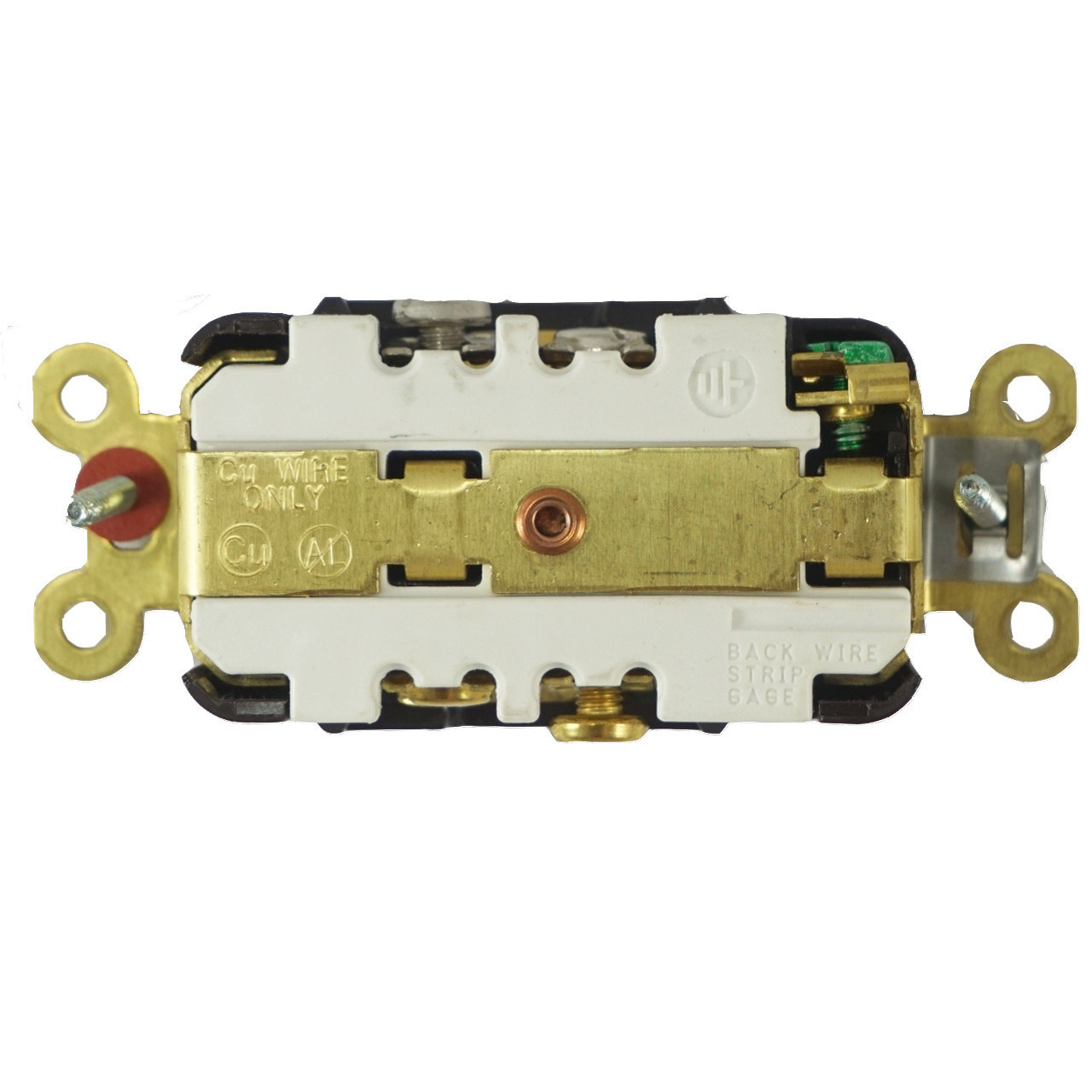 Edison Duplex 20A Panel Mount Connector, 5-20RD - ETC, Inc. - US