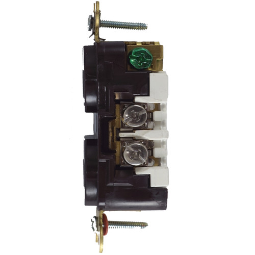 Edison Duplex 20A Panel Mount Connector, 5-20RD - ETC, Inc. - US