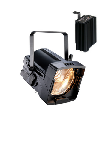 Source 4 Fresnel with Dimmer (black) and edison connector - ETC, Inc. - US