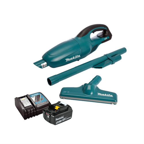Makita DCL180Z 18V LXT Cordless Vacuum Cleaner With 1 x 5.0Ah Battery Charger