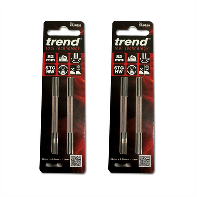 Trend Planer Blade Set x 2 82mm CR/PB29