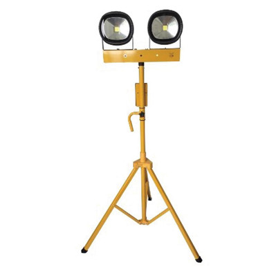 Elite 110V LED Dual 5500 Lumen Work Light with Retractable Tripod ...