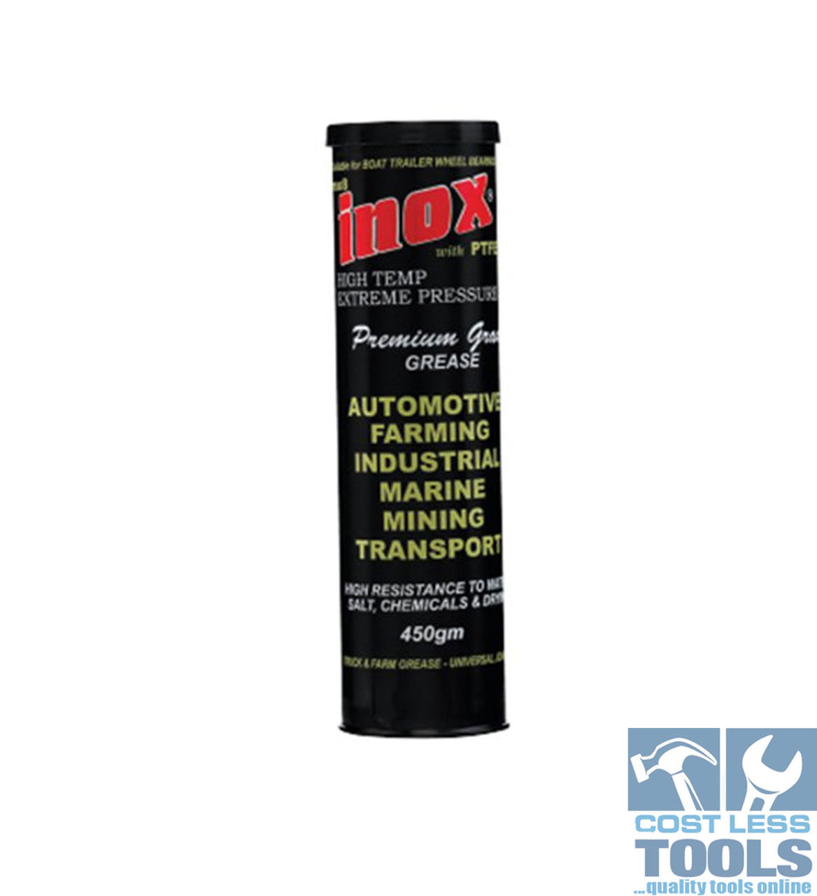 Inox MX8 PTFE High Temp Extreme Pressure Grease Cartridge 450g - Cost ...