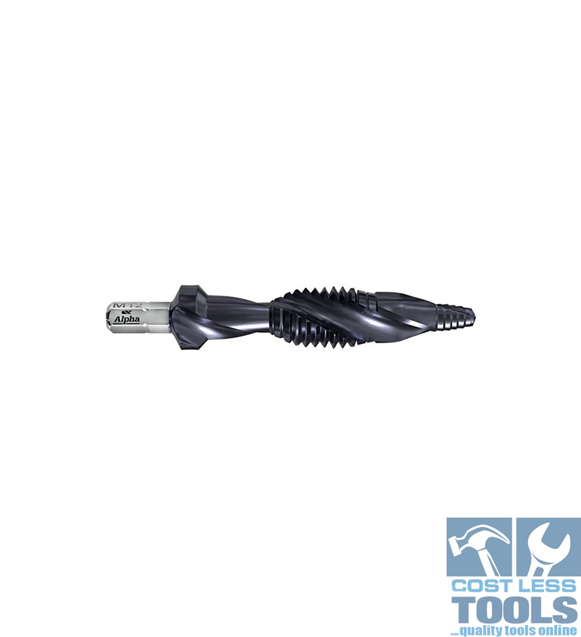 Alpha Onsite+ Step Drill Spiral Flute 4-12mm - 9STQRM4-12SD