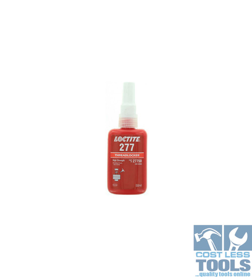 Loctite 277 High Strength Red Threadlocker 50ml - Cost Less Tools