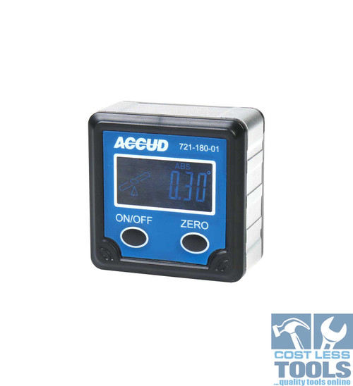 Accud Digital Level Range: 0-360° | AC-721-180-01 - Cost Less Tools