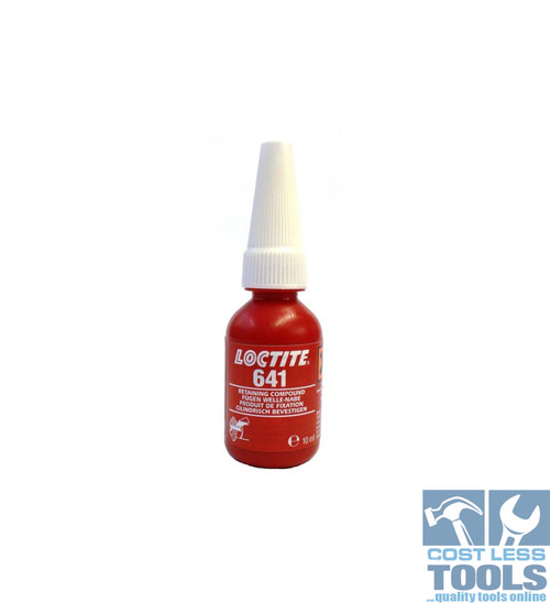 Loctite 641 Medium Strength Retaining Compound 10ml - Cost Less Tools