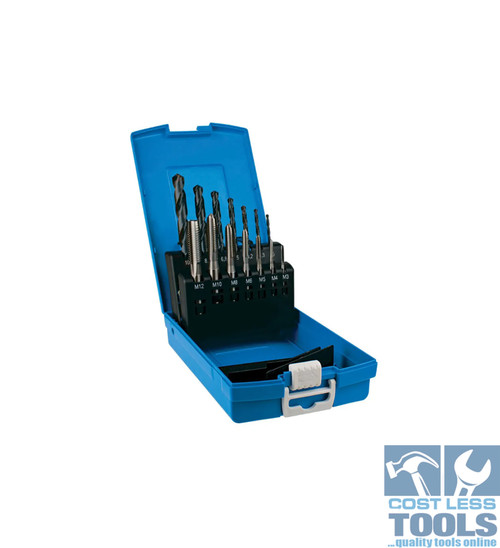 Sutton M3-M12 14 Piece Tap and Drill Set T3850014 - Cost Less Tools