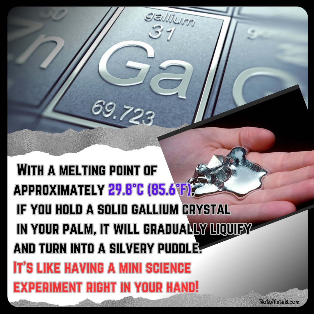 100 Grams Gallium Metal 99.99% - RotoMetals