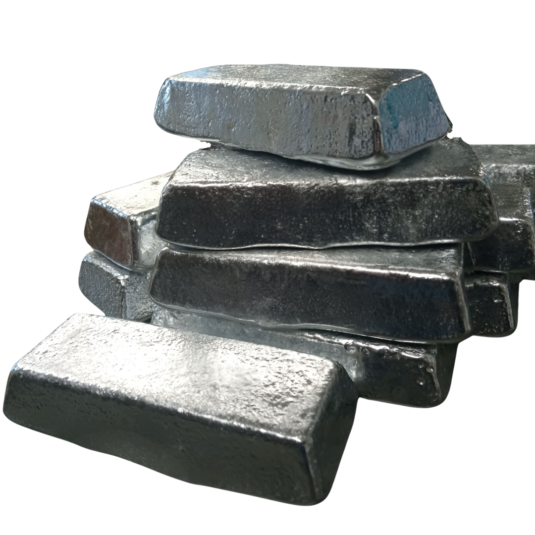 Zamak ZA 12 Mini Ingots (Pack of 12) ~1lb each - Free Shipping - RotoMetals