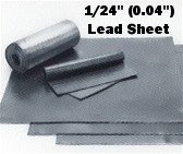(2.5#) Sheet Lead 1/24" 1' x 20' Lead Flashing Roll - RotoMetals