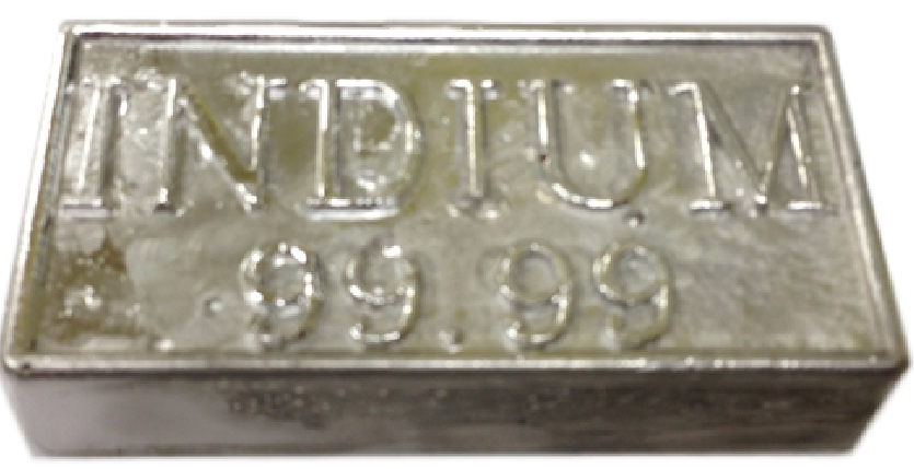 Indium 99.99% Pure 1 KG Ingot - RotoMetals