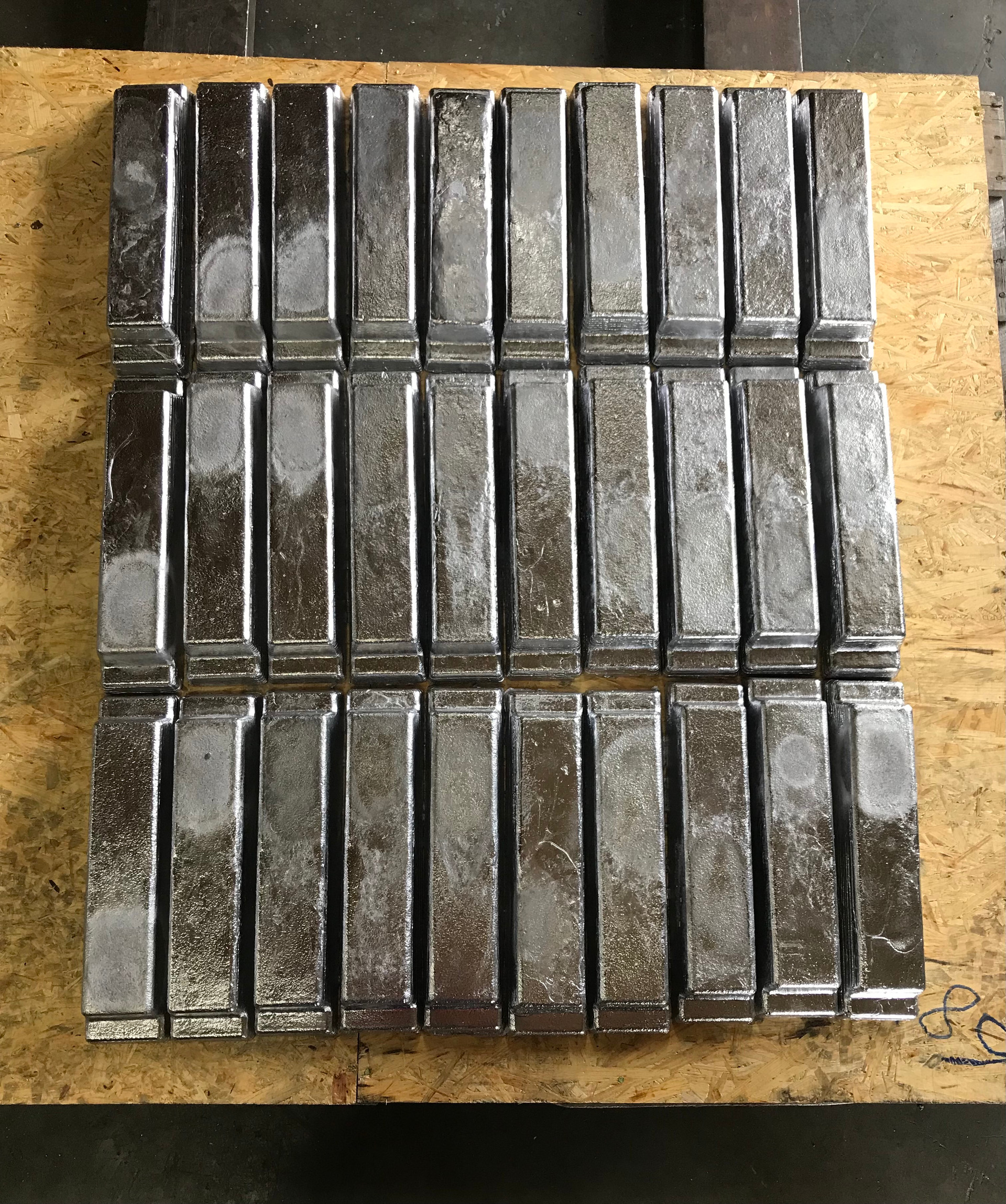Pallet Antimony Lead Ingots 2-4 % SB 1000 Pounds - RotoMetals