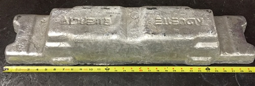 Aluminum Ingot 99.8% min ~ 52 Pounds P0610 Standard Ingot - RotoMetals