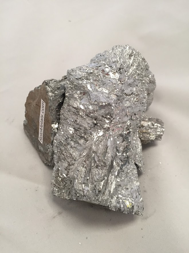 Antimony Ingot 5 Pounds 99.6% Minimum Pure - RotoMetals
