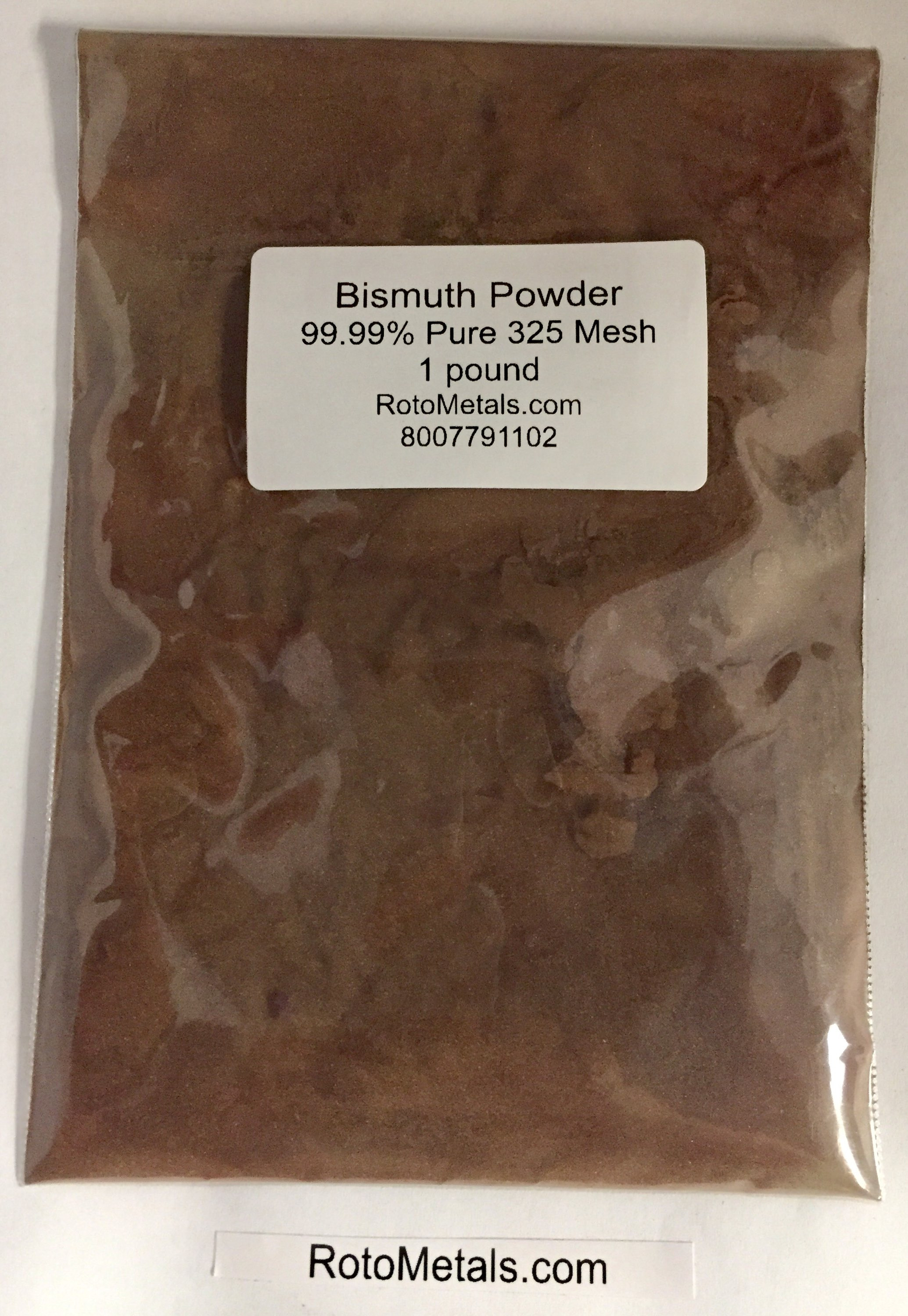 Bismuth Powder 99.99% 325 Mesh 1 pound - RotoMetals