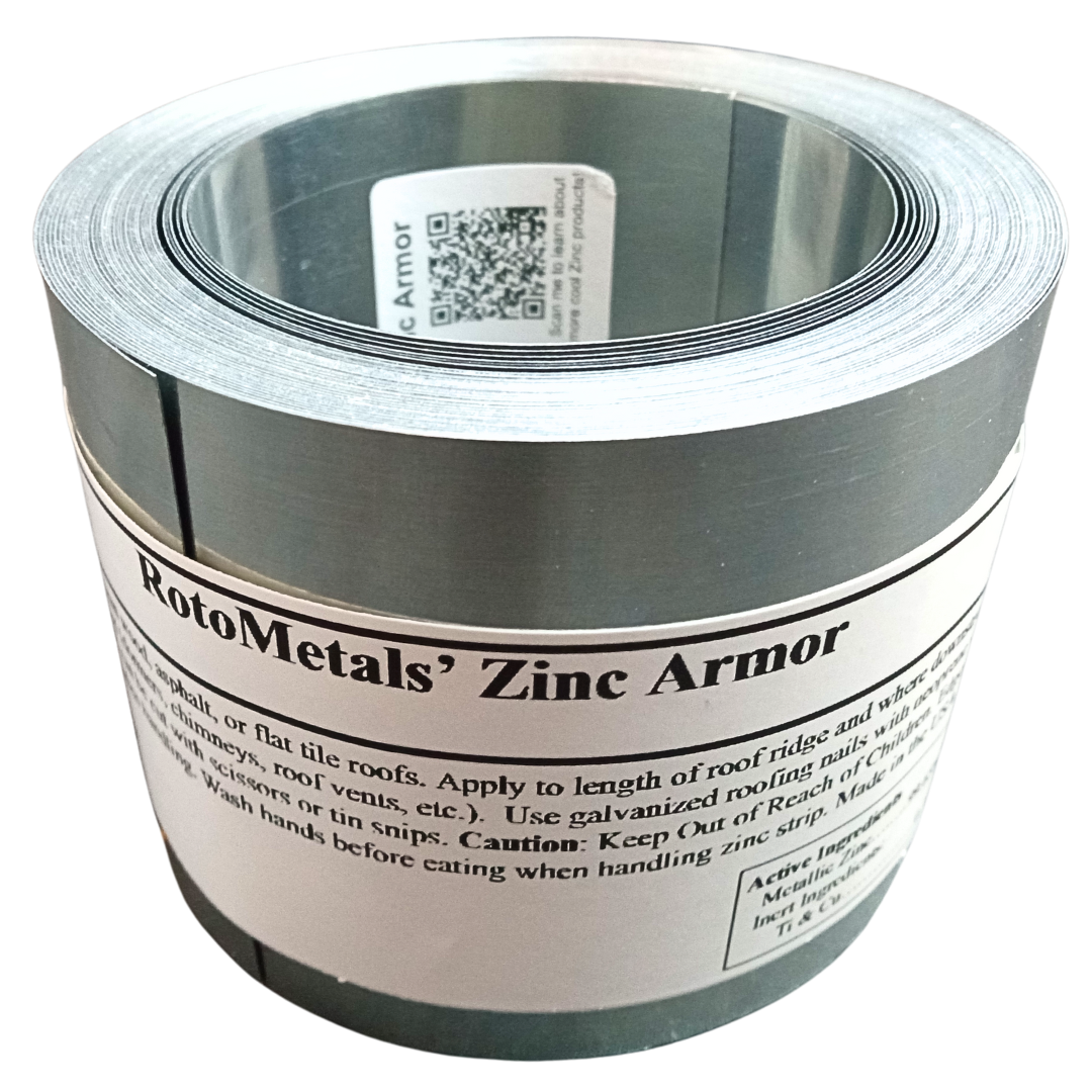ZincArmor 6" Zinc Strip 50 ft Prevent Algae, Moss, Fungus & Mildew ...