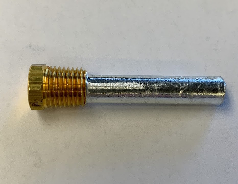 Flex-a-lite Radiator Anode Incl. Brass Plug w/Zinc Anode 32060 - 1/4 ...