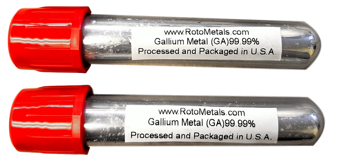 40 Grams Gallium Metal 99.99% - RotoMetals