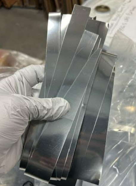 Cadmium Sheets Scraps for platting or alloying- 99.9% Box of ~25 lbs ...