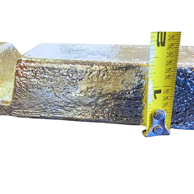 Pure Tin Notch Bar ~4 lbs Grade A - RotoMetals