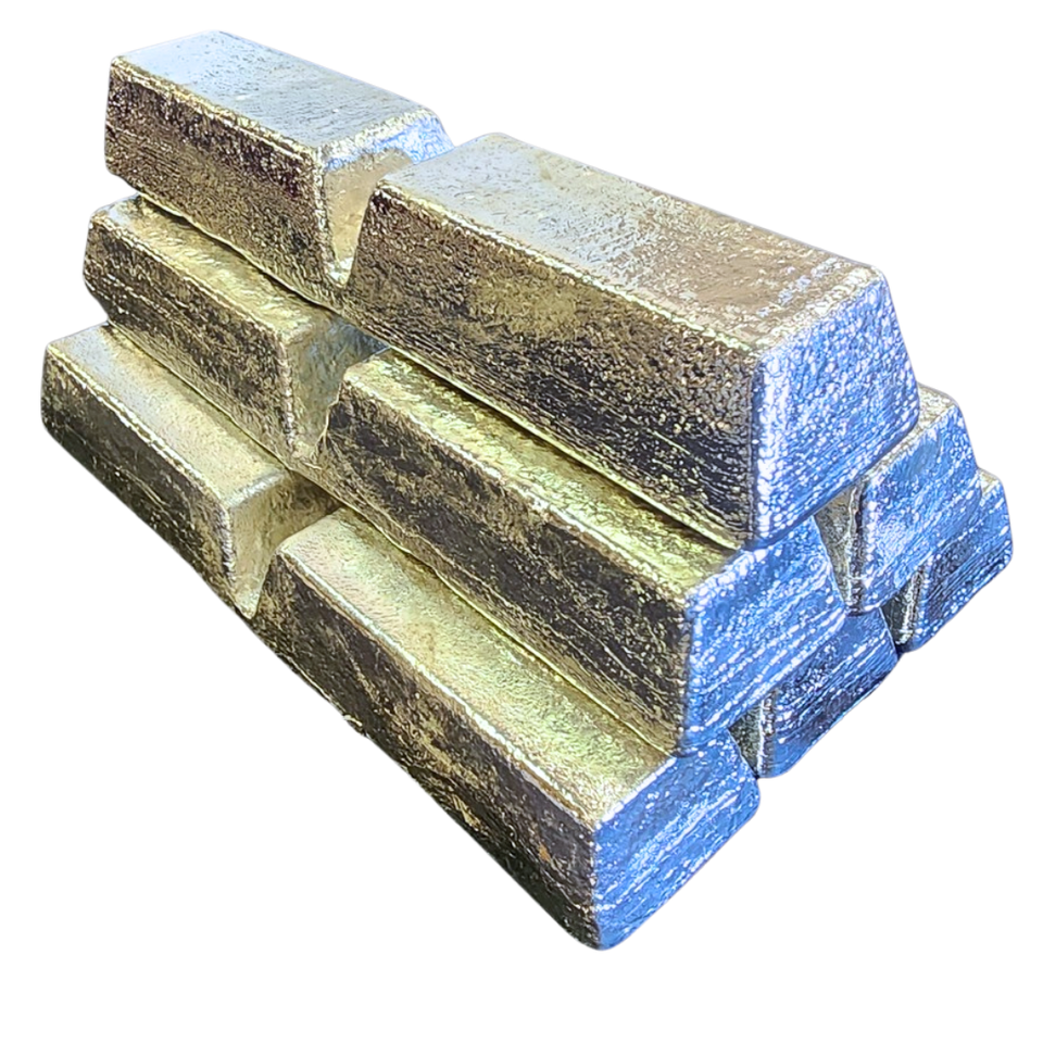 Pure Tin Notch Bar ~4 lbs Grade A - RotoMetals