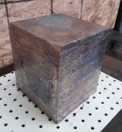 Lead Cast Block 100 Pounds ~6"x6"x7" - RotoMetals