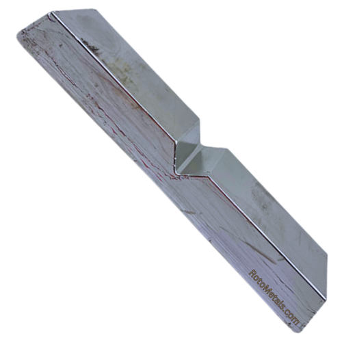 97% Tin 3% Copper Notch Bar lead free radiator solder ~6.8 lbs - RotoMetals