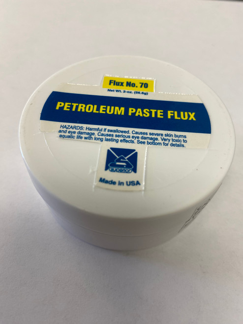 #70 Petroleum Paste Flux 2 Oz Tins - RotoMetals